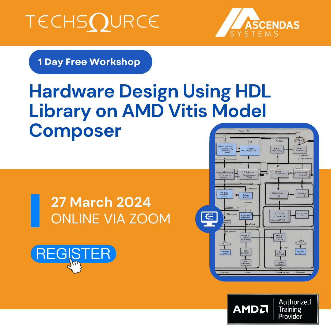 [1 Day Free Workshop] Hardware Design Using Hdl Library On Amd Vitis Model Composer 27 Mar